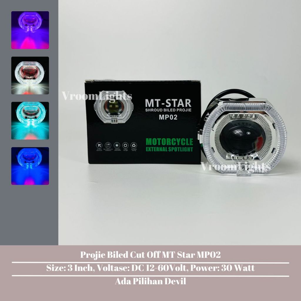 Jual Projie Biled Cut Off MT STAR Tipe MP02 Ukuran 3 Inch Cahaya Kuning ...