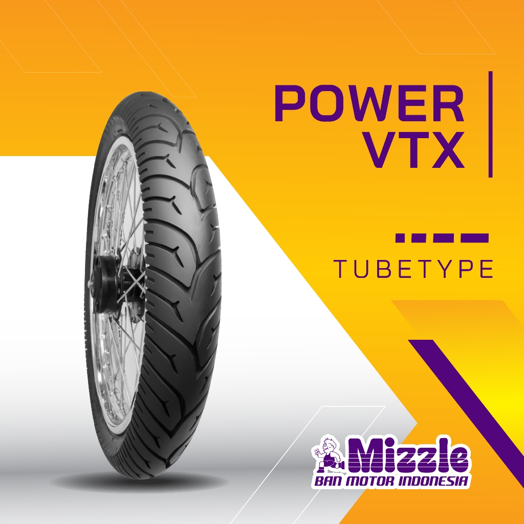 Jual Ban Motor MIZZLE POWER VTX Ring 17 (Tubetype) | Shopee Indonesia