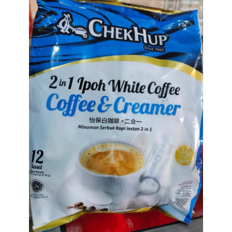 Jual CHEK HUP KOPI 2 IN 1 IPOH WHITE COFFEE (COFFE & CREAMER) 360g ...