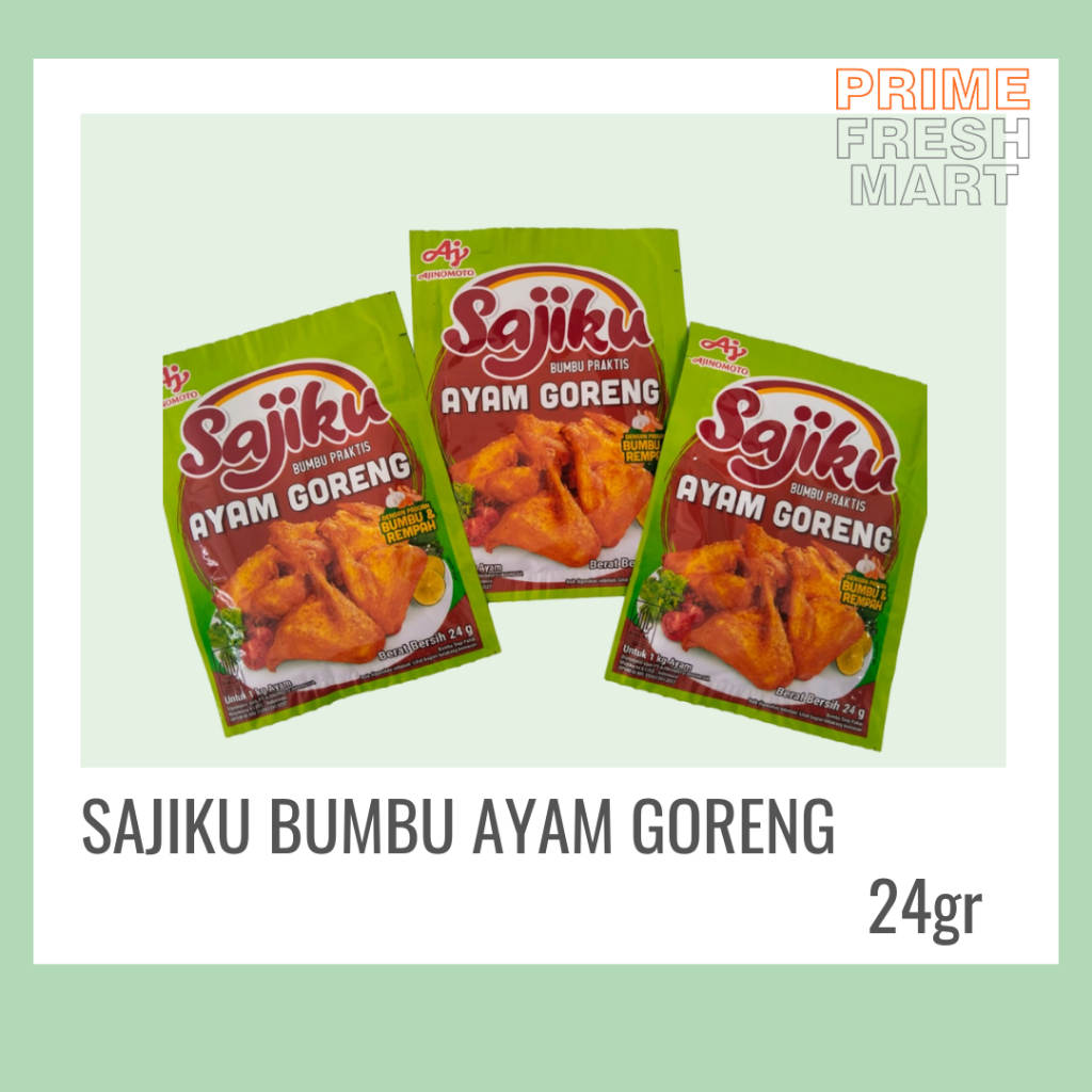Jual Sajiku Bumbu Ayam Goreng Kemasan 24gr | Shopee Indonesia
