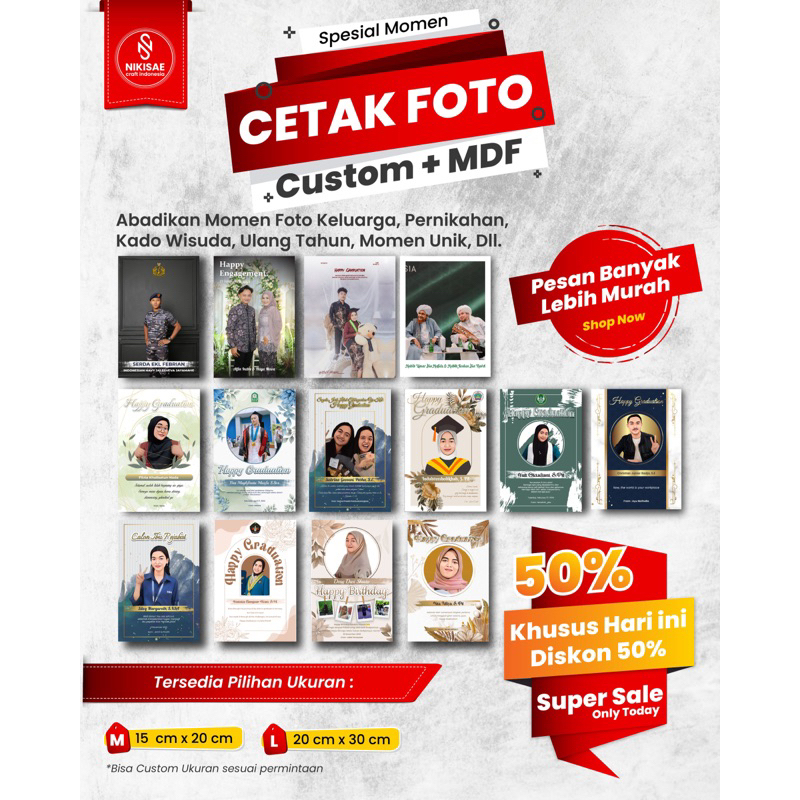 Jual NOTA KHUSUS Cetak Foto Pembelian Paket atau Satuan | Shopee Indonesia