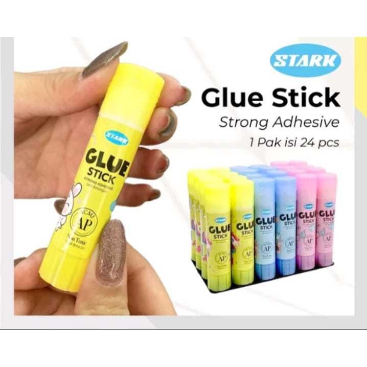 Jual LEM STIK KECIL / GLUE STICK STARK isi 24pcs / LEM MURAH STARK ...