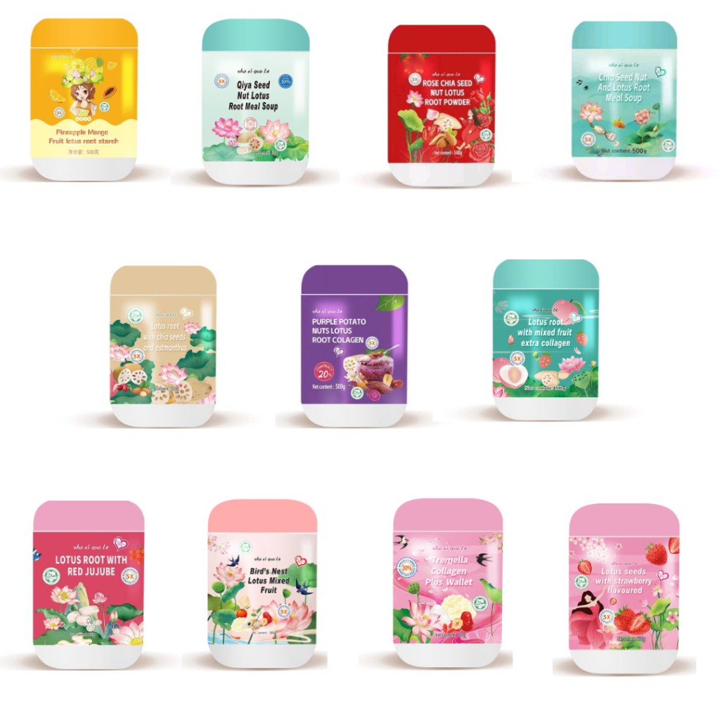 Jual OUFEN LOTUS ROOT POWDER VIRAL WITH VARIAN. 500G | Shopee Indonesia