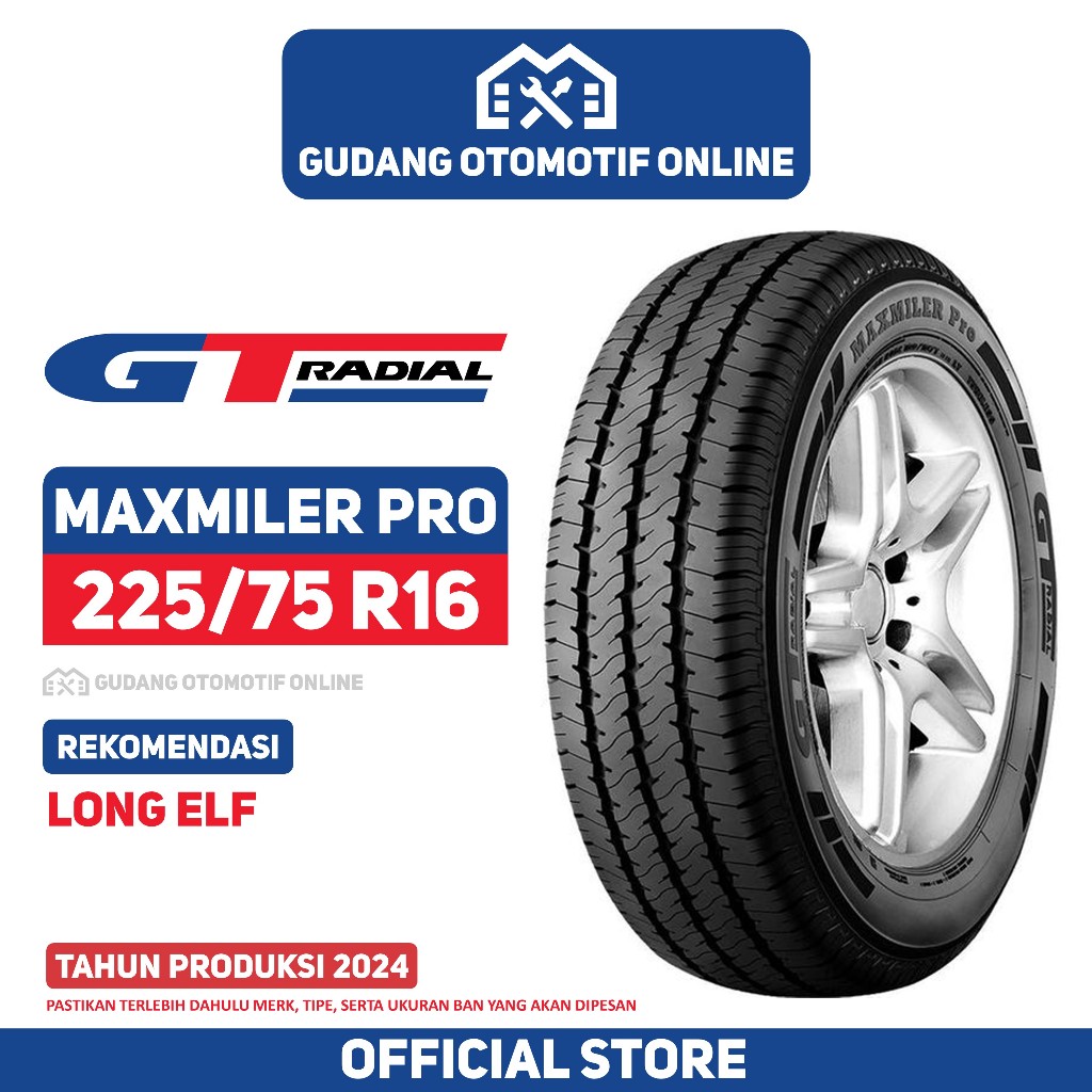 Jual Ban GT Radial Maxmiler Pro 225/75 R16 Ban Mobil ELF Long | Shopee ...