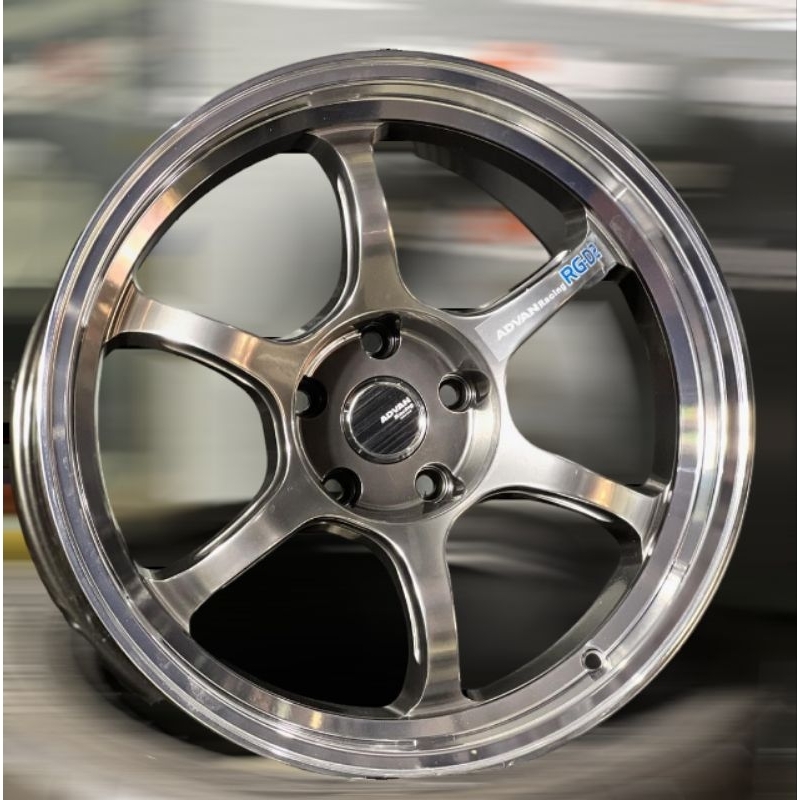 Jual velg racing ring 18 lebar 9,5 et 25 ADVAN RG D2 FLOW FORMING velg racing mobil r18 velg ...