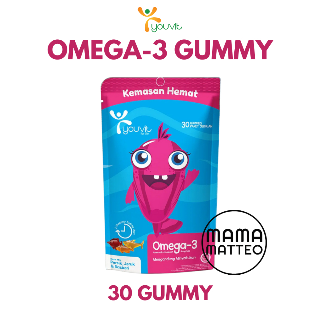 Jual YOUVIT Multivitamin Kids Gummy / Omega 3 Pouch / Vitamin Permen ...