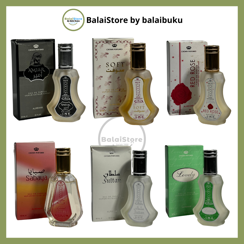 Jual Minyak Wangi Parfum AL REHAB Spray 35 ML Botol Oleh Oleh Haji dan ...