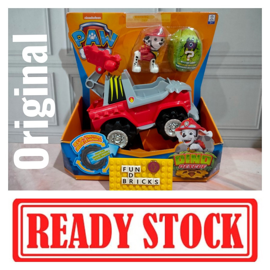 Jual Paw Patrol Dino Rescue Marshall Deluxe Vehicle | Shopee Indonesia