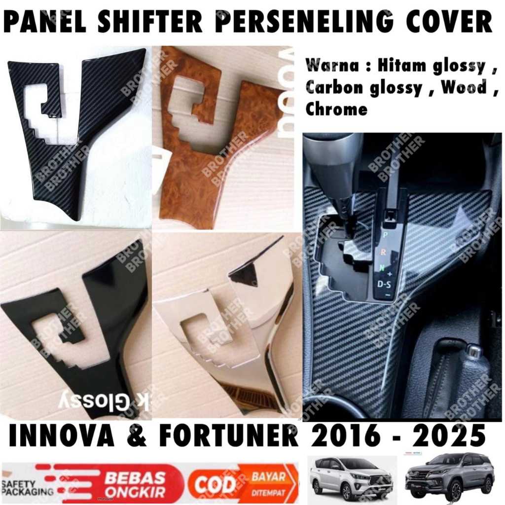 Jual Panel Shifter Gear Knob Perseneling Matic Innova Fortuner 2016 ...