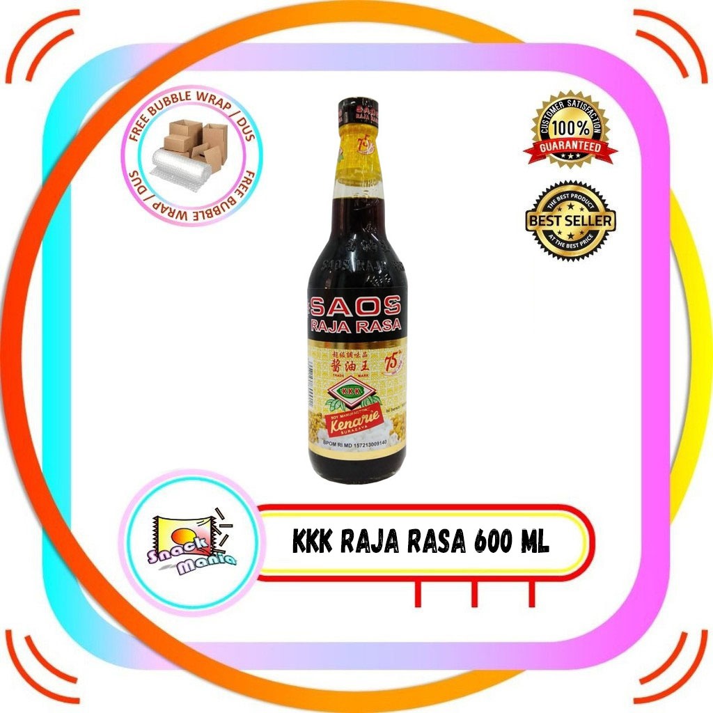 Jual Saos Raja Rasa KKK Kenarie 600 ml Kecap Penyedap Masakan | Shopee ...