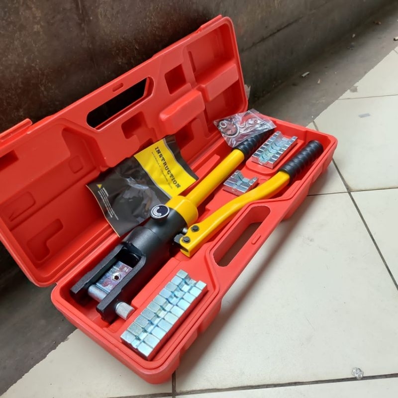 Jual tang crimping skun hidrolik YQK-300 tang press skun hydraulic ...