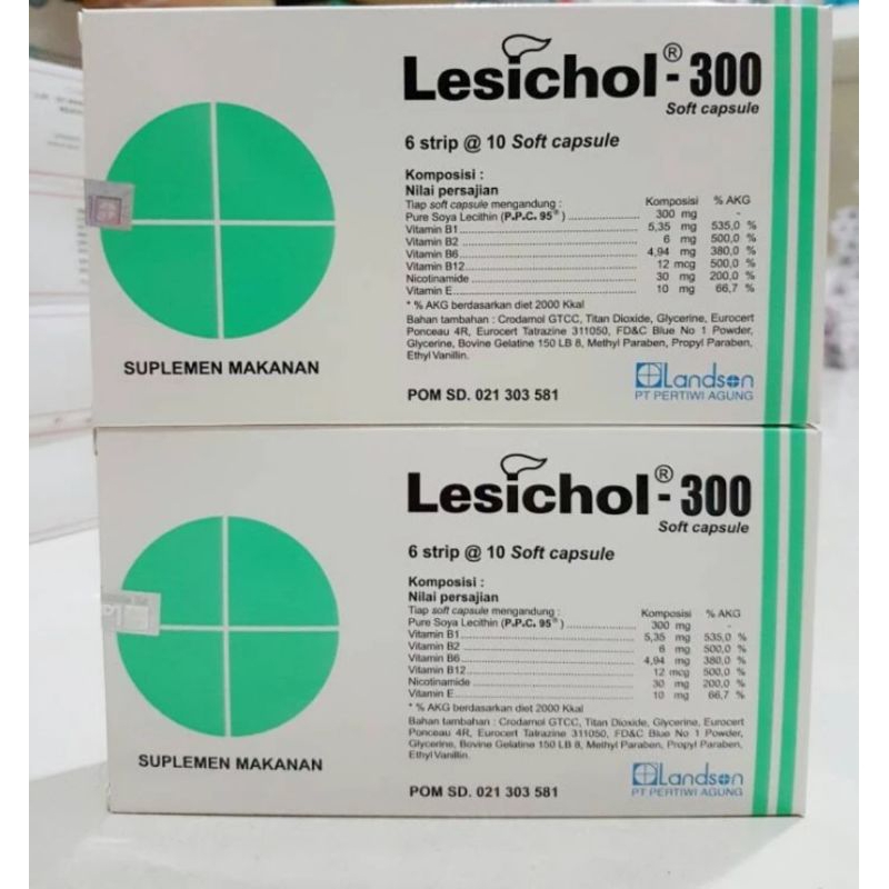Jual Lesichol 300mg Box 60 Tablet / Vitamin & Suplemen Kesehatan ...