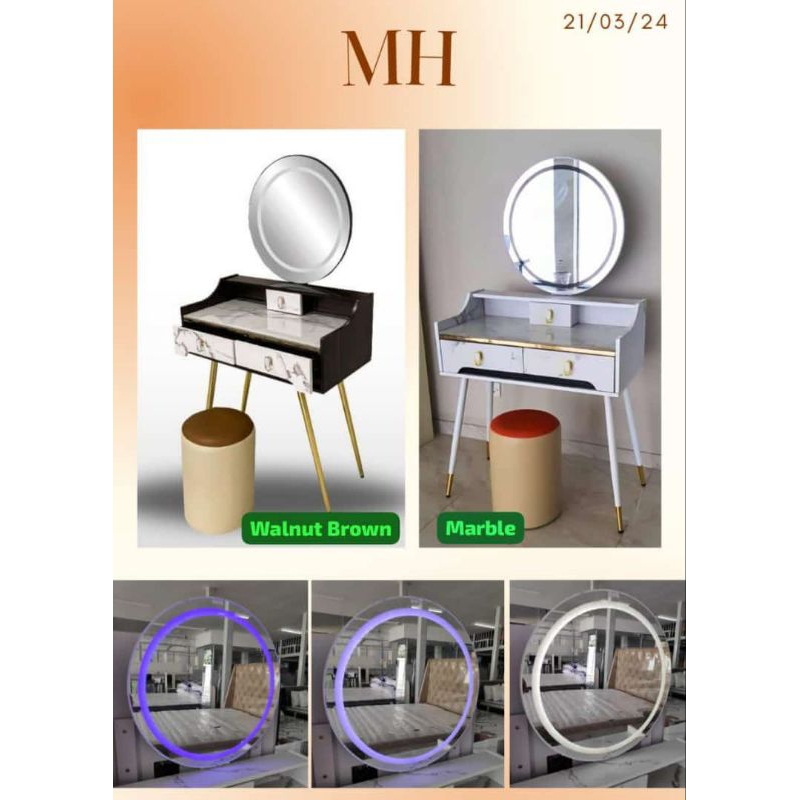 Jual Meja Rias Minimalis LED | Shopee Indonesia