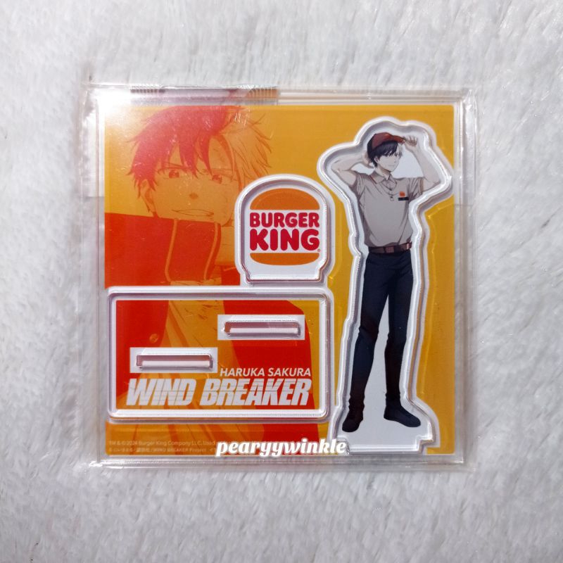 Jual Wind Breaker × Burger King Collab Acrylic Stand - Haruka Sakura ...