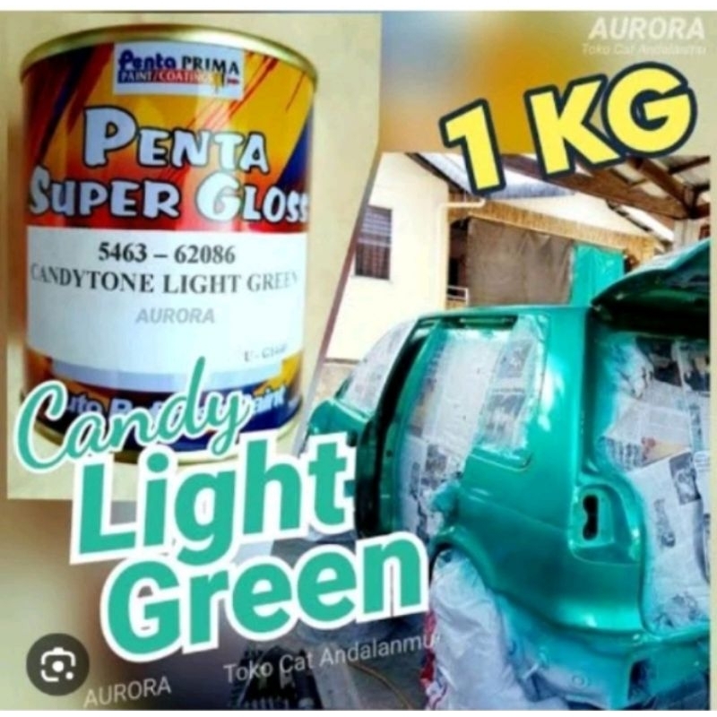 Jual Cat Penta Super Gloss 5463-62086 NC Candy Light Green 1Kg ...