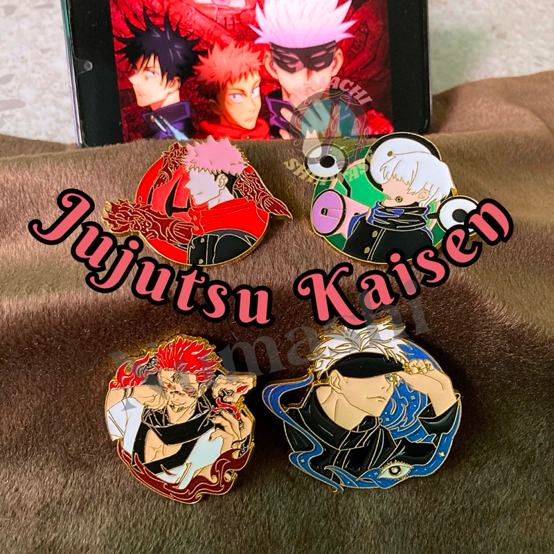 Jual JUJUTSU KAISEN JJK PIN ENAMEL BADGE BROS AKSESORIS KOLEKSI YUJI ...