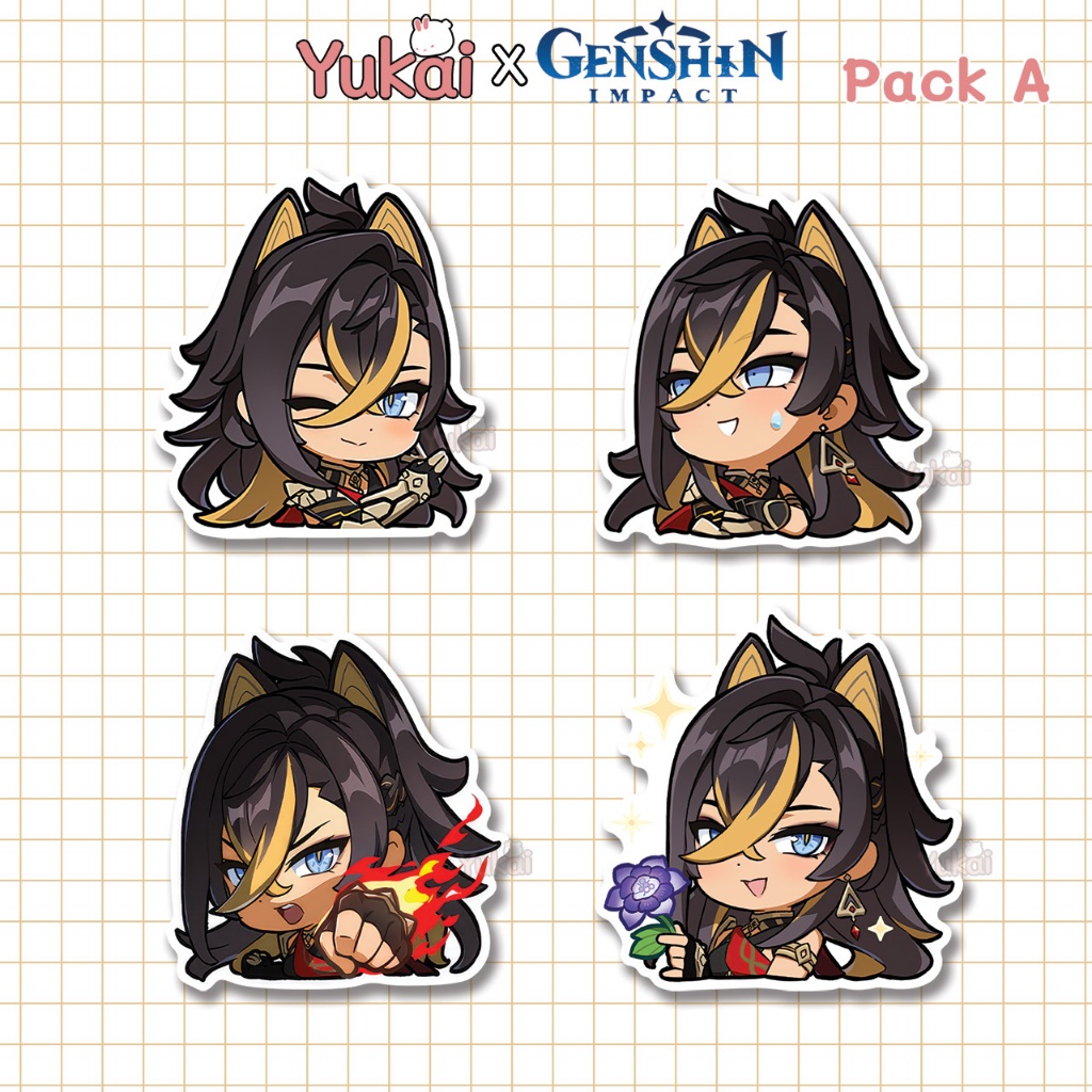Jual Stiker Pack Dehya Genshin Impact Premium, Sticker Anime Waterproof ...