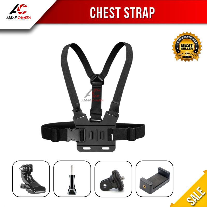 Jual Body Chest Strap Action Camera Mount Gopro Bpro Kogan yi cam Go ...