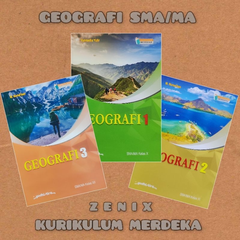 Jual Buku Geografi SMA MA Kelas 10 11 12 X XI XII 1 2 3 Kurikulum Merdeka Original Yudhistira ...