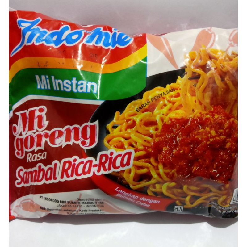 Jual INDOMIE GORENG SAMBAL RICA RICA 5 BKS | Shopee Indonesia