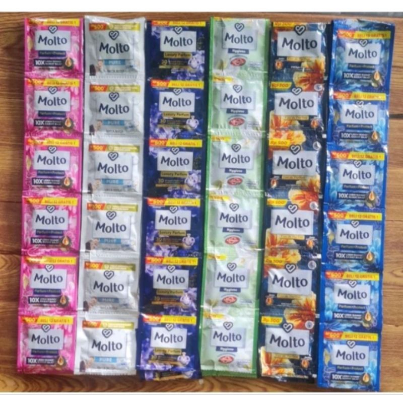 Jual MOLTO 500-AN ALL VARIAN ISI 12 PCS | Shopee Indonesia