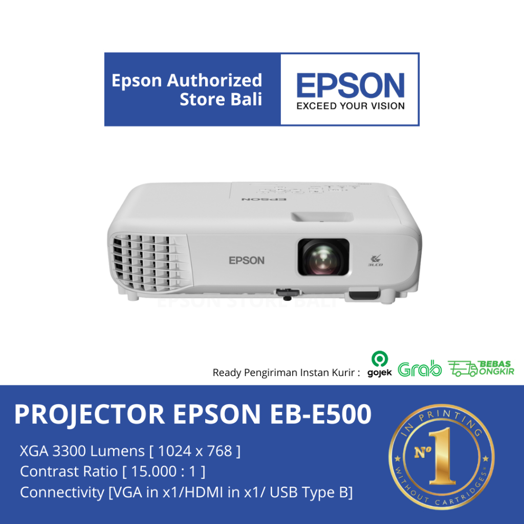 Jual Proyektor EPSON EB-E500 EBE500 EB E500 | Shopee Indonesia