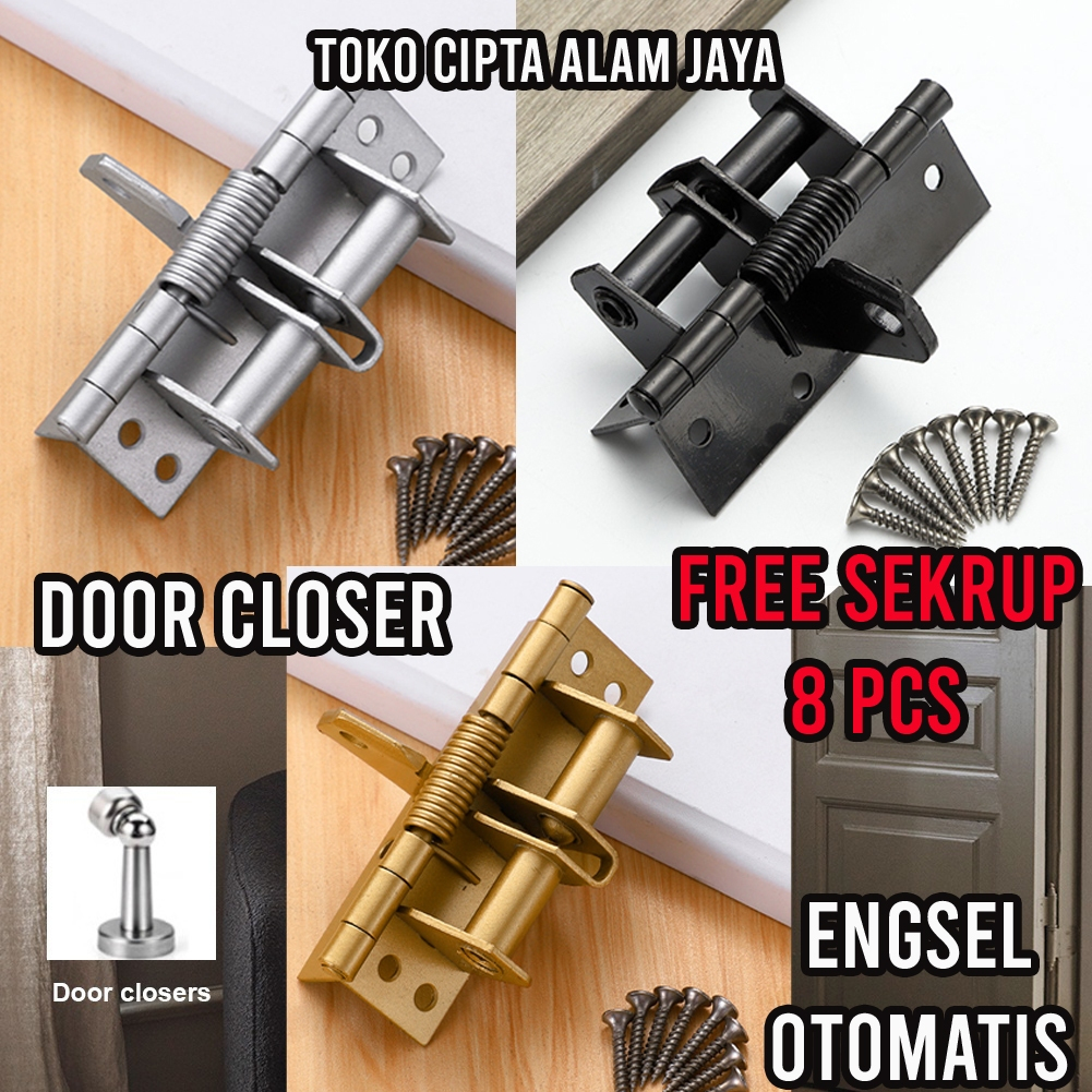 Jual Engsel Pintu Otomatis Spring Door Closer Engsel Metal Engsel ...