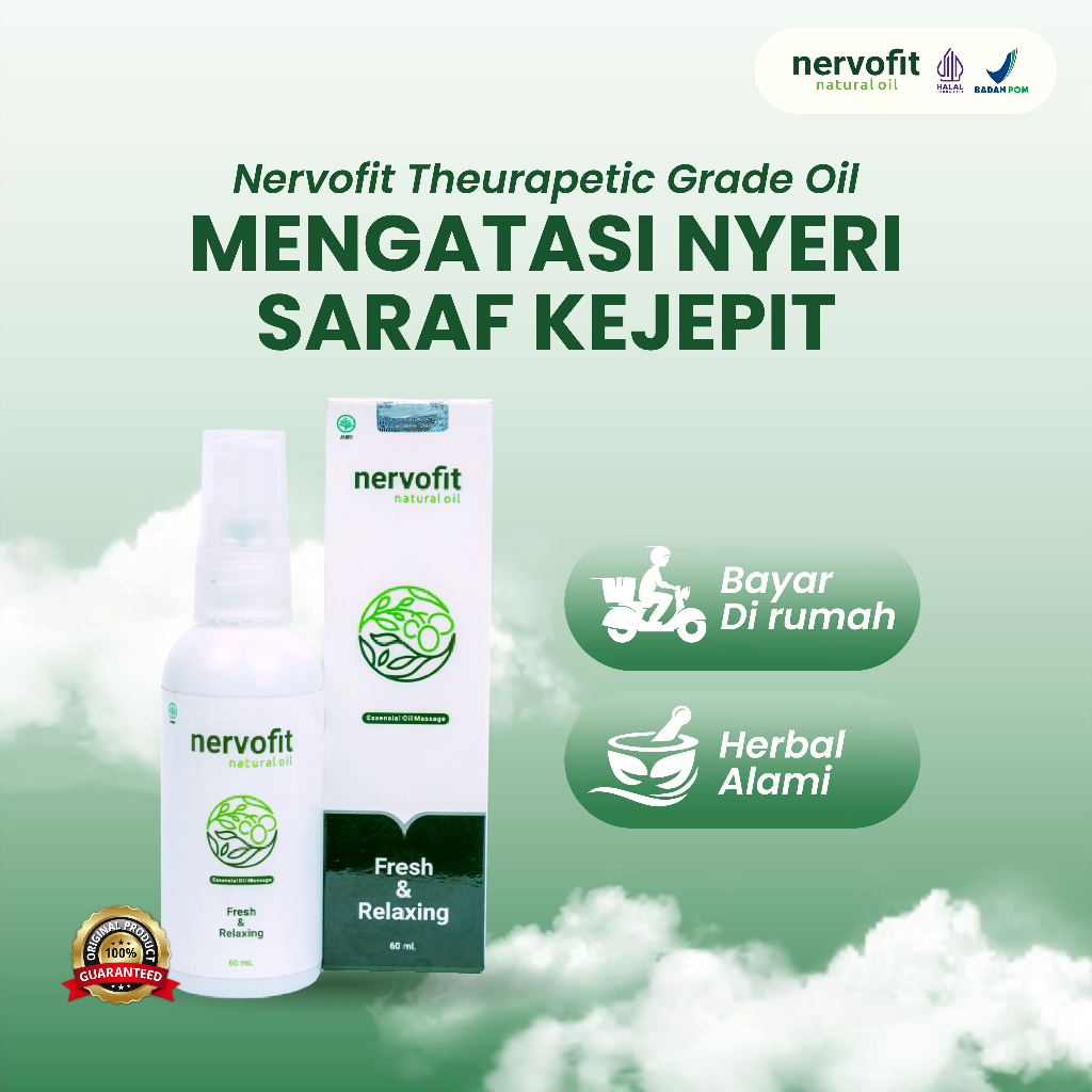 Jual NERVOFIT Natural Oil untuk membantu meringankan rasa sakit akibat ...