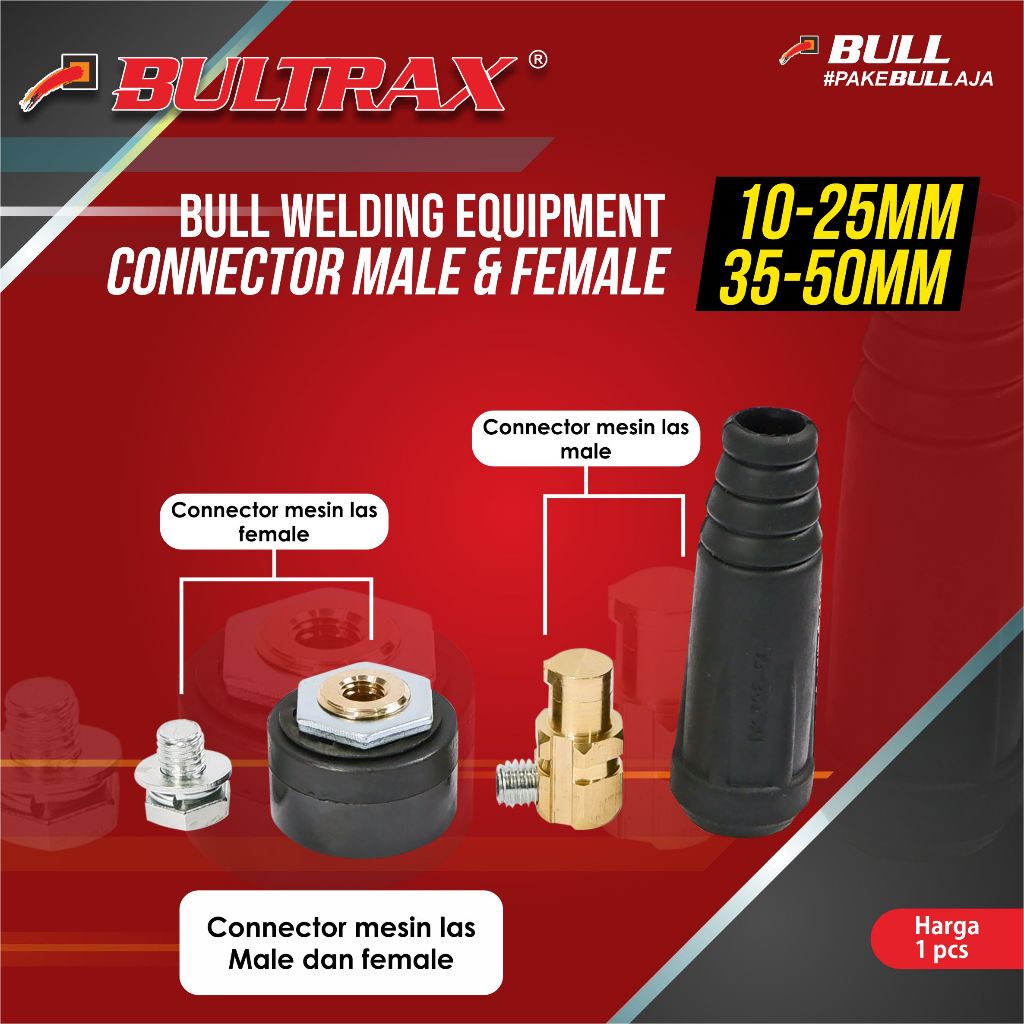 Jual Bull welding equipment connector male & female | Shopee Indonesia