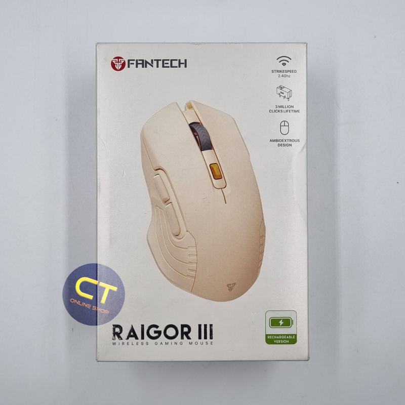 Jual Fantech RAIGOR Gen III WG12R Rechargeable Mouse Wireless | Shopee ...