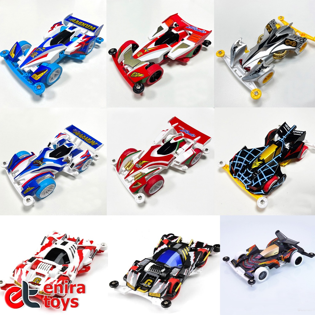 Jual Rep. Tamiya Mini 4WD Merk Jiepin Body Painted Series | Shopee ...