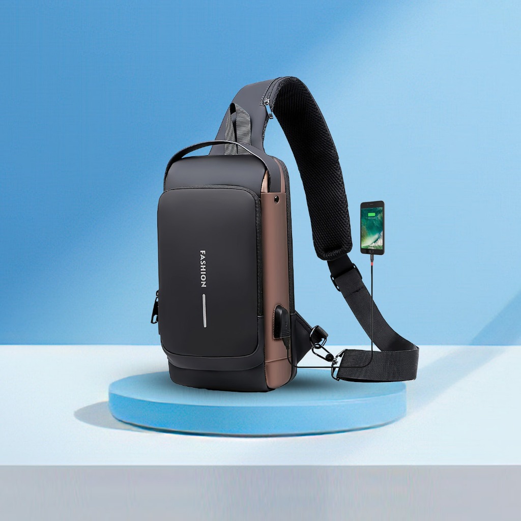 Jual Tas Selempang 3 in 1 Motif Polos Keren Tas Fashion Multifungsi ...