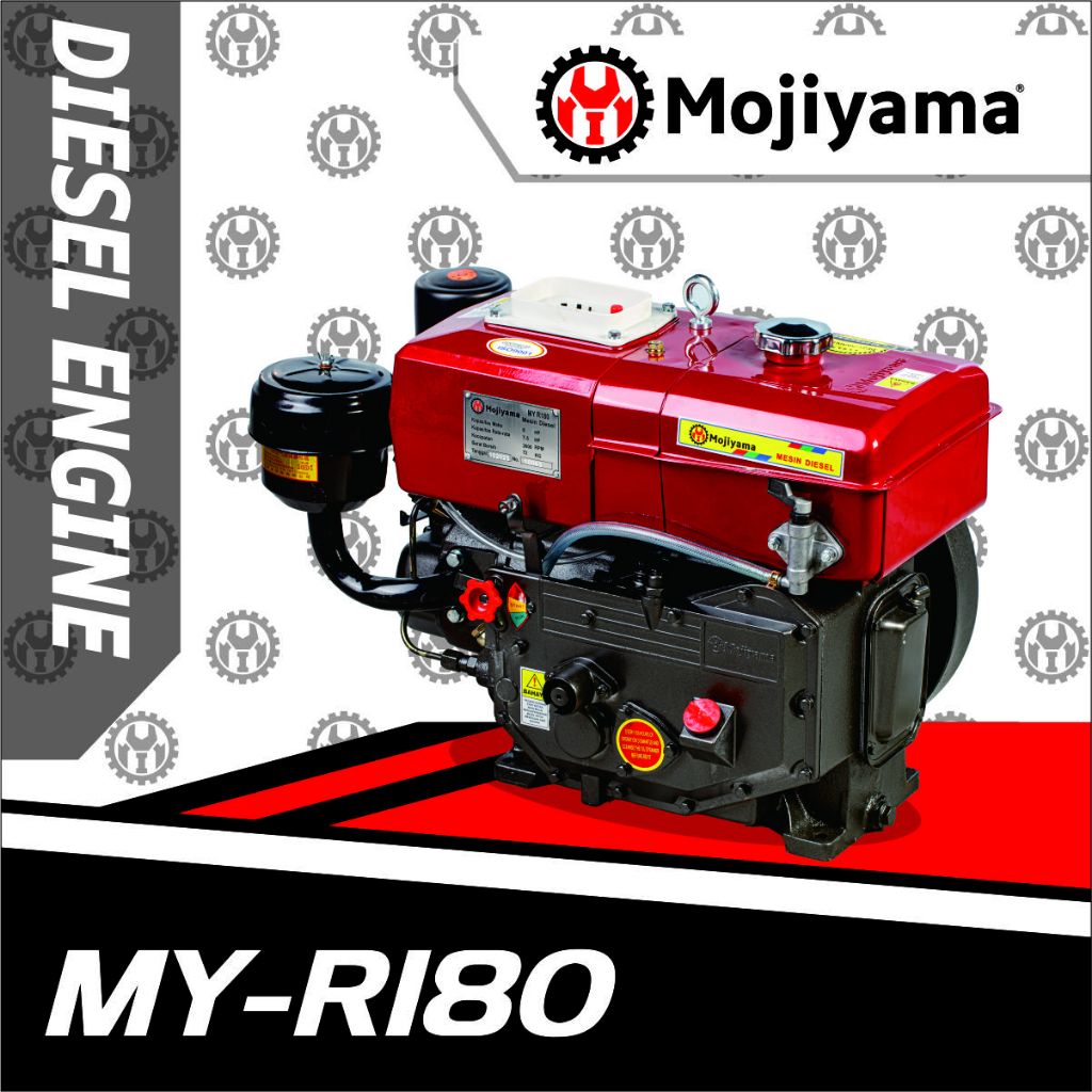 Jual Mojiyama Mesin Diesel/Mesin Penggerak MY R180 8PK | Shopee Indonesia