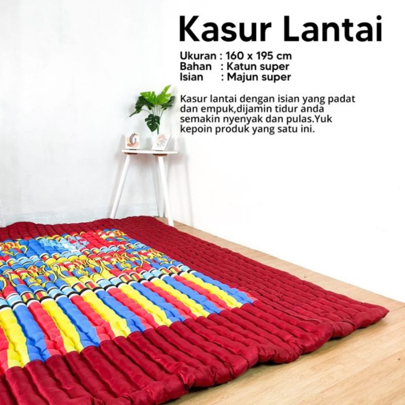 Jual KASUR PALEMBANG PREMIUM TEBAL 5CM PANJANG 200CM MUAT 3ORANG ...