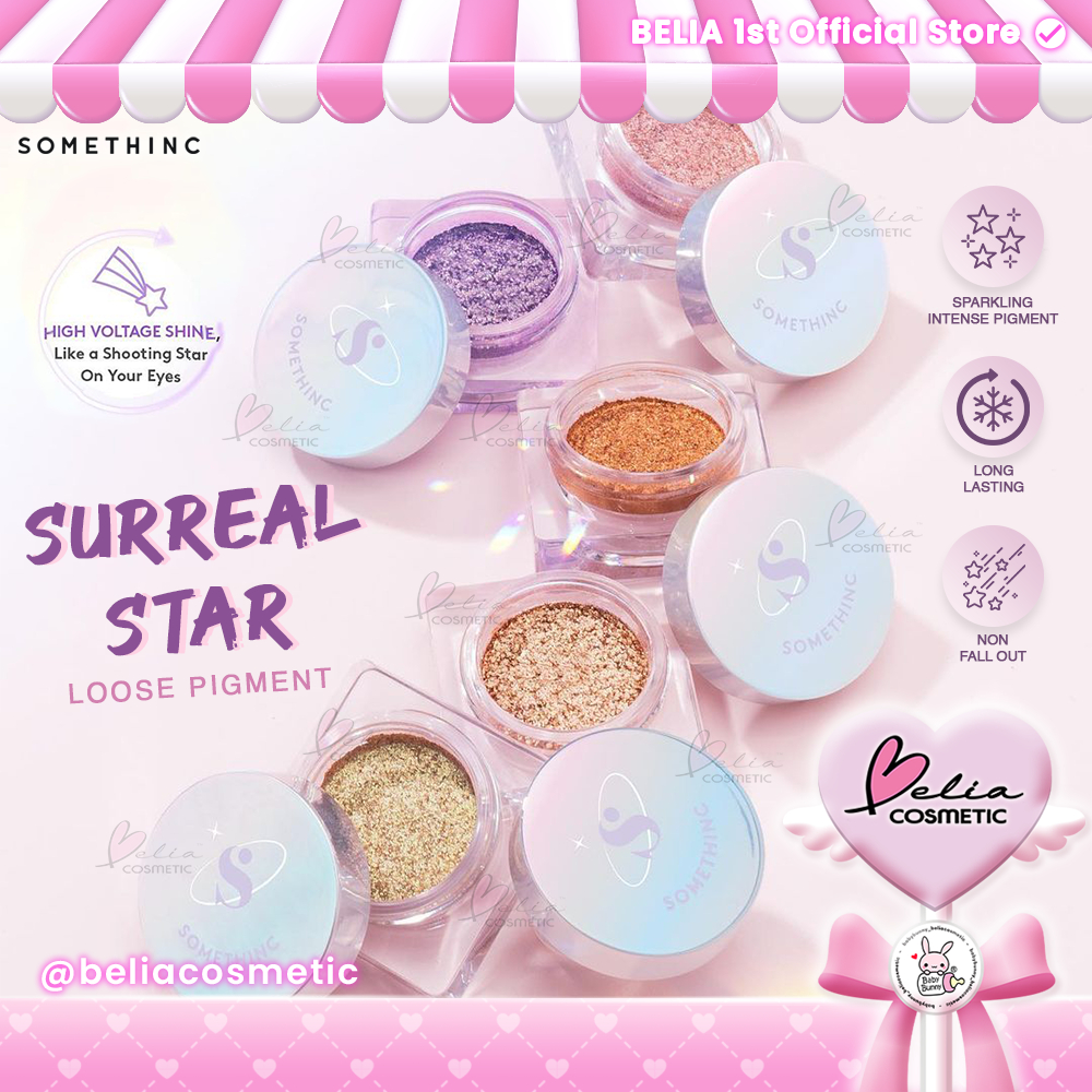 Jual BELIA SOMETHINC Surreal Star Loose Pigment Eyeshadow 3g | Nano ...