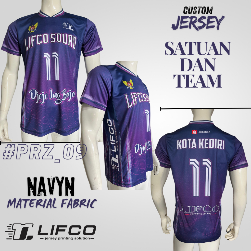 Jual JERSEY LIFCO CUSTOM ORIGINAL #PRZ SERIES COWOK (FREE REQUEST NAMA ...