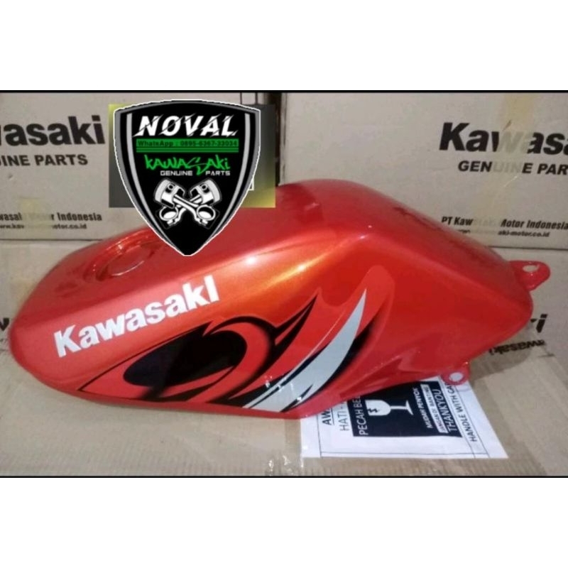 Jual TANGKI BENSIN TANGKI NINJA R 2012 ORANGE ORIGINAL | Shopee Indonesia