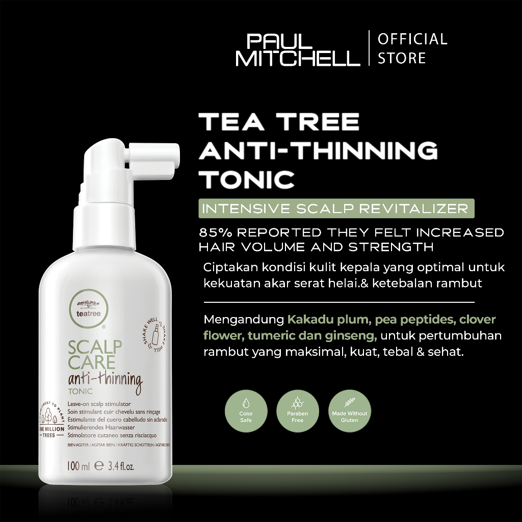 Jual Tea Tree Scalp Care Anti-Thinning Tonic 100mL | Shopee Indonesia