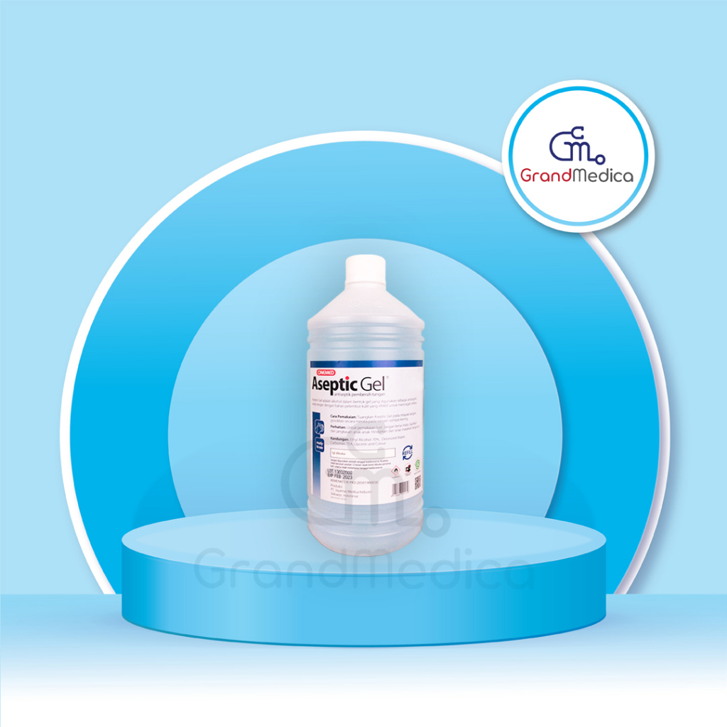 Jual Aseptic Gel 1 Liter OneMed / Refill Hand Sanitizer / Antiseptic ...
