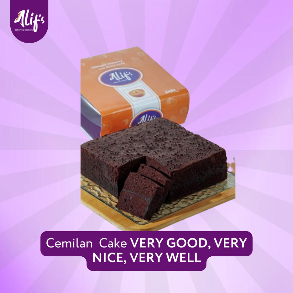 Jual Cemilan Kue Cake Brownies Kukus Alifs Bakery and Cookies Official ...