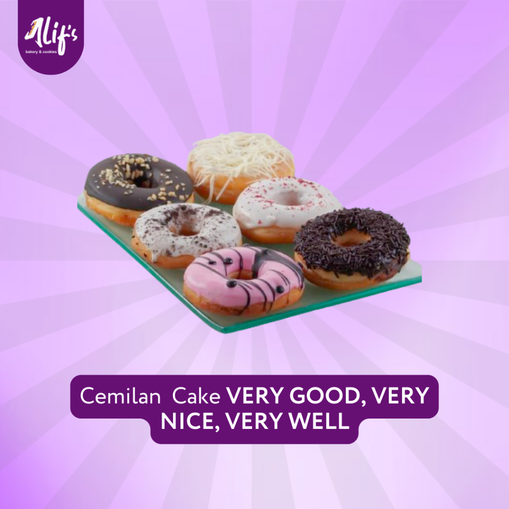 Jual Cemilan Kue Roti Donat Alifs Bakery and Cookies Official | Shopee ...
