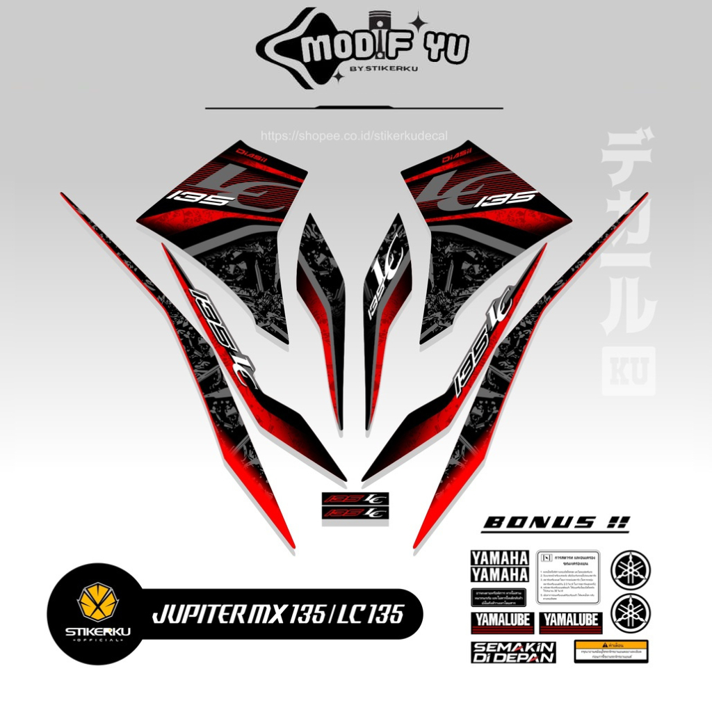 Jual YAMAHA 135 LC / EXCITER 135 / DASAR WARNA / JUPITER MX 135 NEW ...