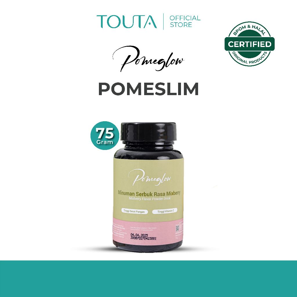 Jual POMEGLOW Pomeslim | Fiber Drink | Minuman Diet | Pelangsing Badan ...