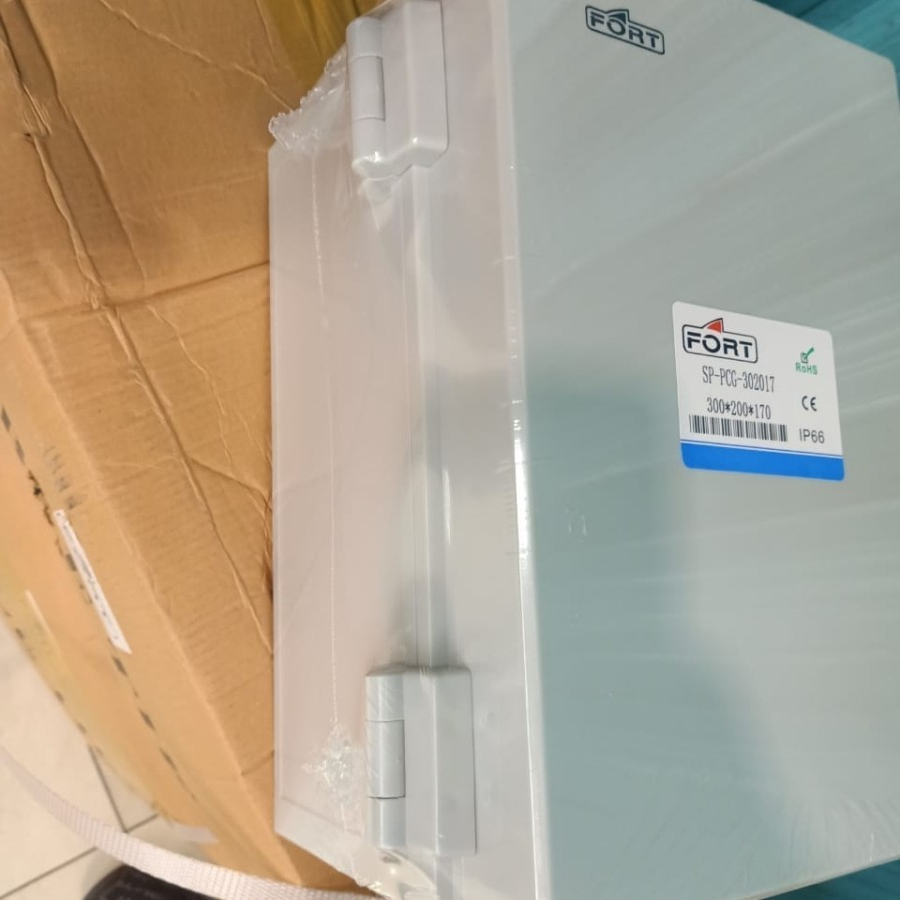 Jual Box Panel Plastik ABS 30 x 20 x 17 cm lengkap base plate ip66 ...