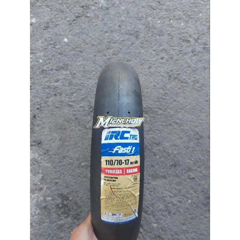 Jual Ban irc fasti 1 slick ukuran 11070 17 soft compound ban slick ...