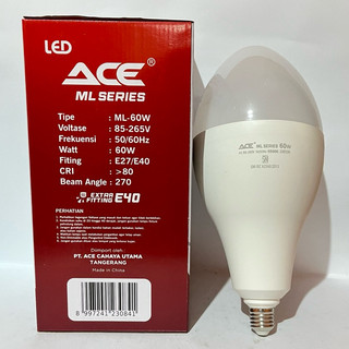 Jual ACE Lampu Bohlam LED Mercury ML Series 60 Watt Fitting E27 ...