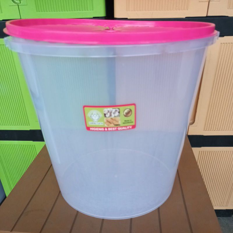 Jual 2pcs Toples 25 liter/ Toples Kerupuk Ukuran 25 / toples jumbo ...