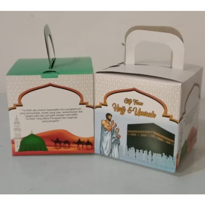 Jual Box Kubus/kotak ka'bah Kemasan Oleh-Oleh Haji dan umroh 25 pcs ...