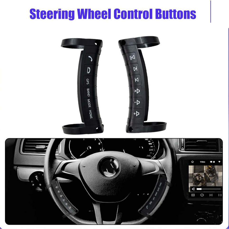 Jual Universal Steering Wheel Control Media Button Setir Mobil - ZY-K01 ...