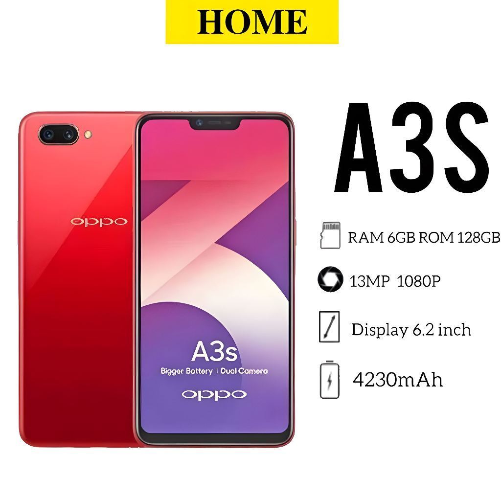 Jual HP SMARTPHONE OPPO A3S RAM 6/128GB GARANSI 1 TAHUN | Shopee Indonesia